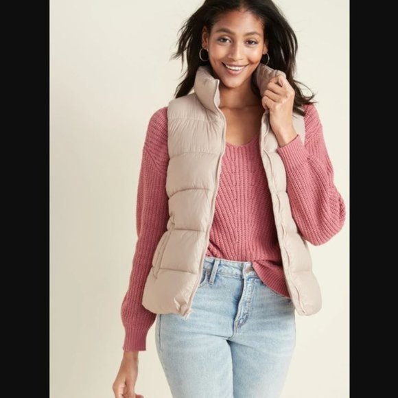 Old Navy | Jackets & Coats | New Frostfree Puffer Vest For Women Light Pink | Poshmark